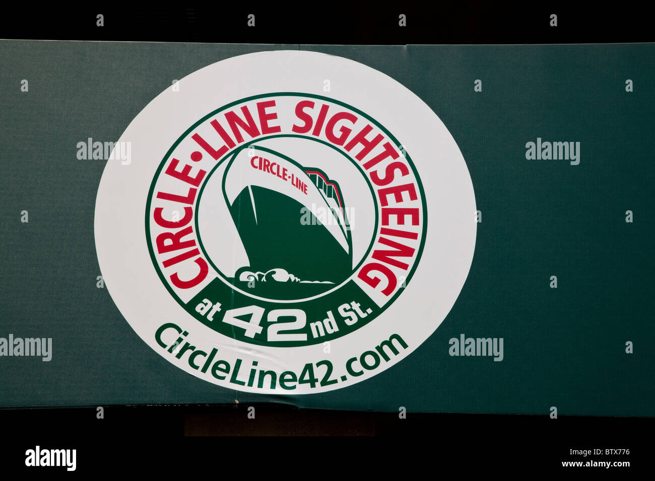 Circle Line Sightseeing sign Stock Photo - Alamy