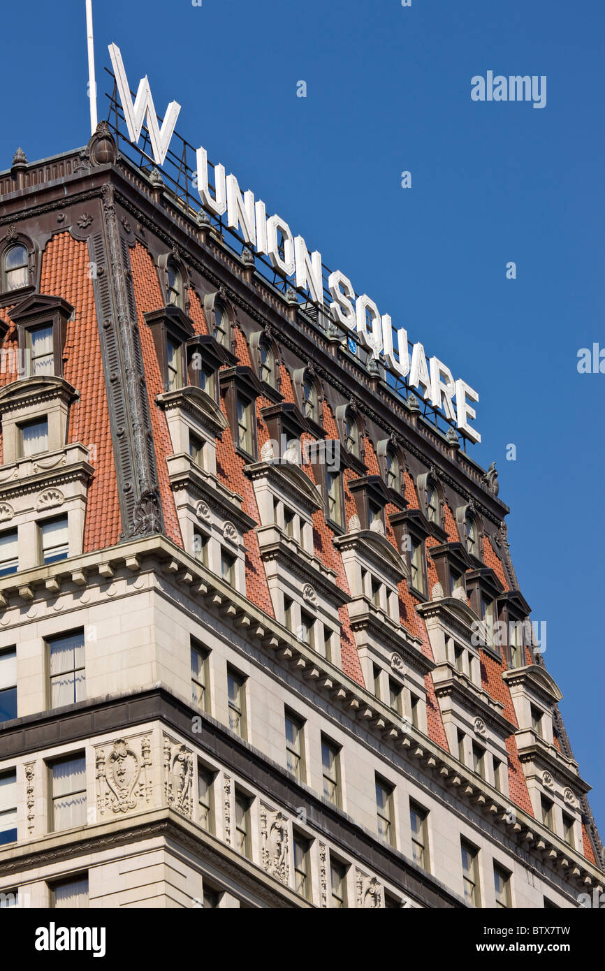 W Union Square Hotel Stock Photo - Alamy