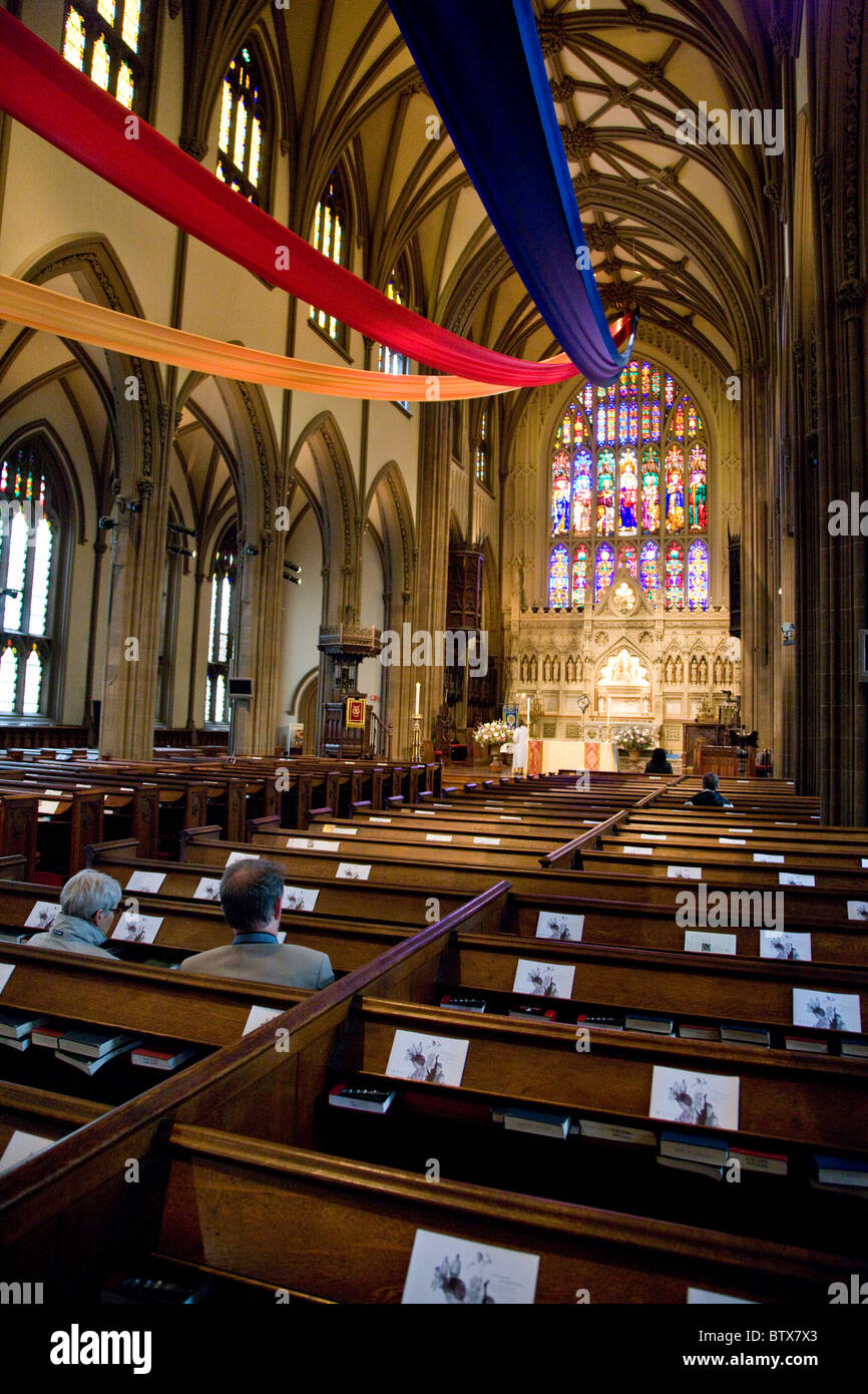 Interior of Trinity Church, New York Stock Photo - Alamy