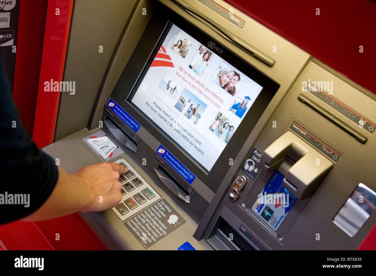 Cash point screen hi-res stock photography and images - Alamy