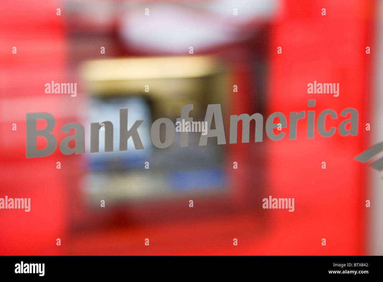 Bank of America sign Stock Photo - Alamy