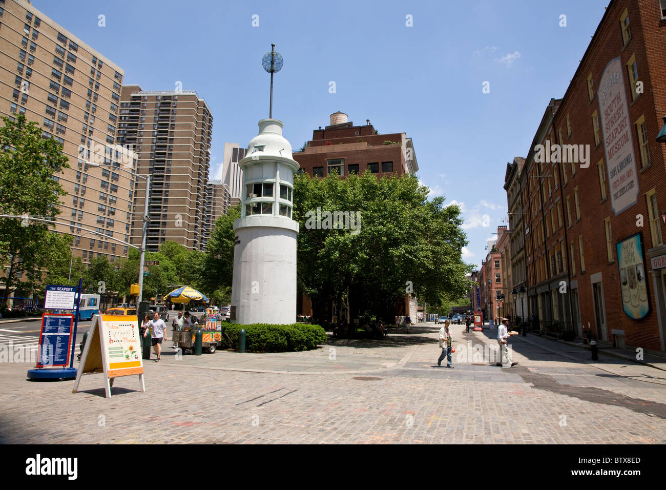 Fulton Street Market Stock Photo - Alamy