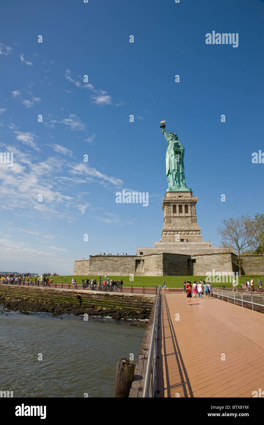 Statue of Liberty on Liberty Island Stock Photo - Alamy