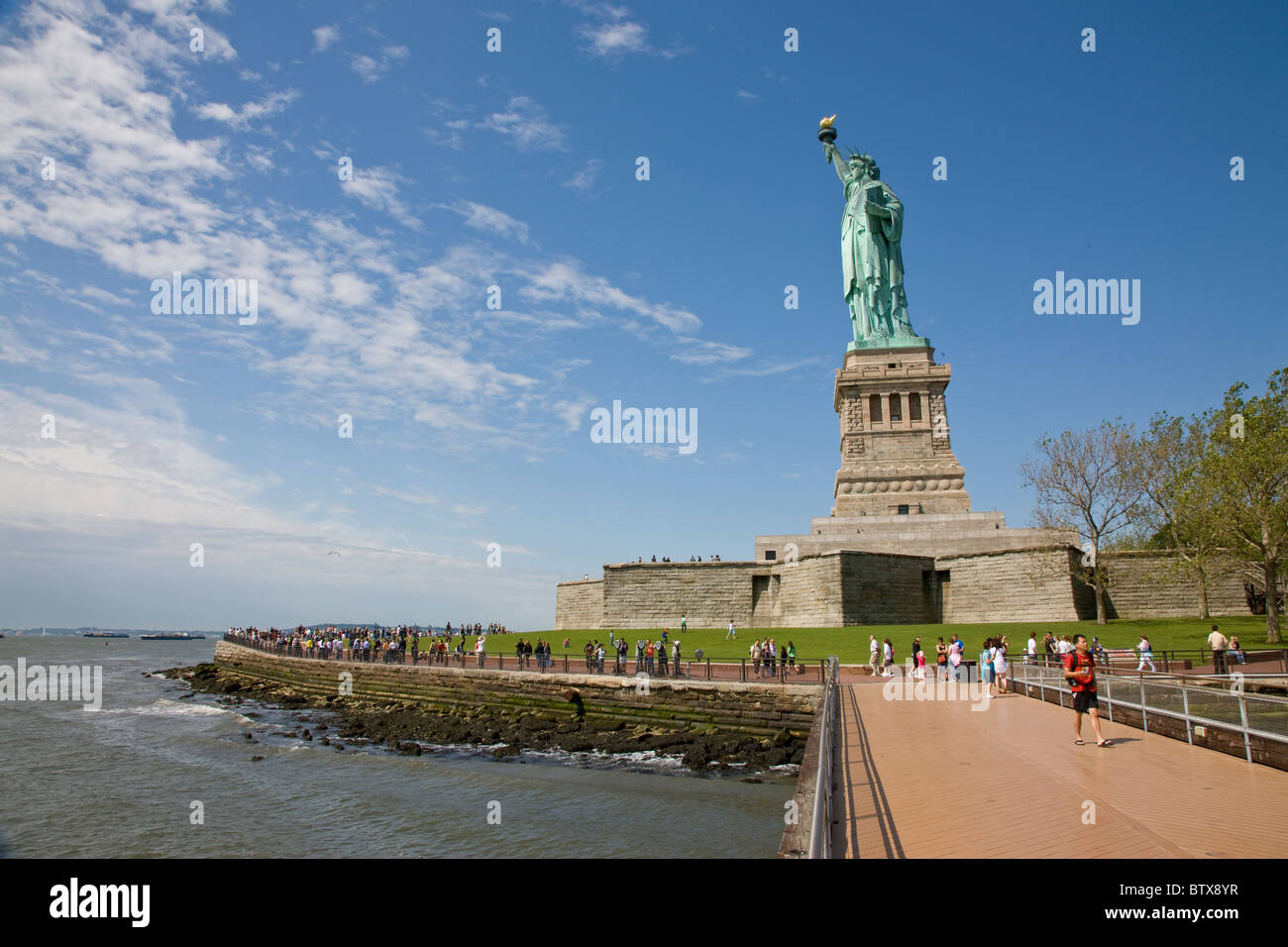 Statue of Liberty on Liberty Island Stock Photo - Alamy