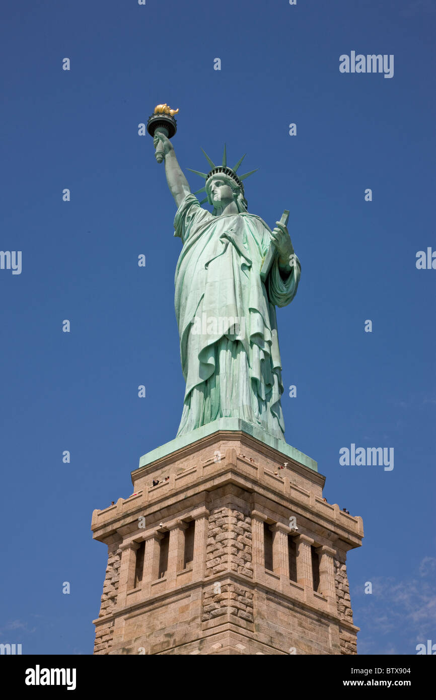 Statue of Liberty on Liberty Island Stock Photo - Alamy