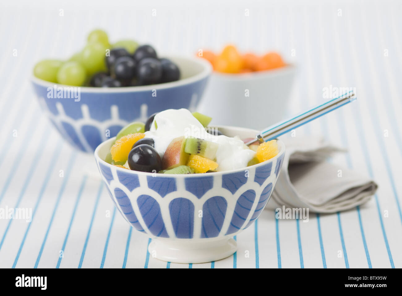 Salat and fruit hi-res stock photography and images - Alamy