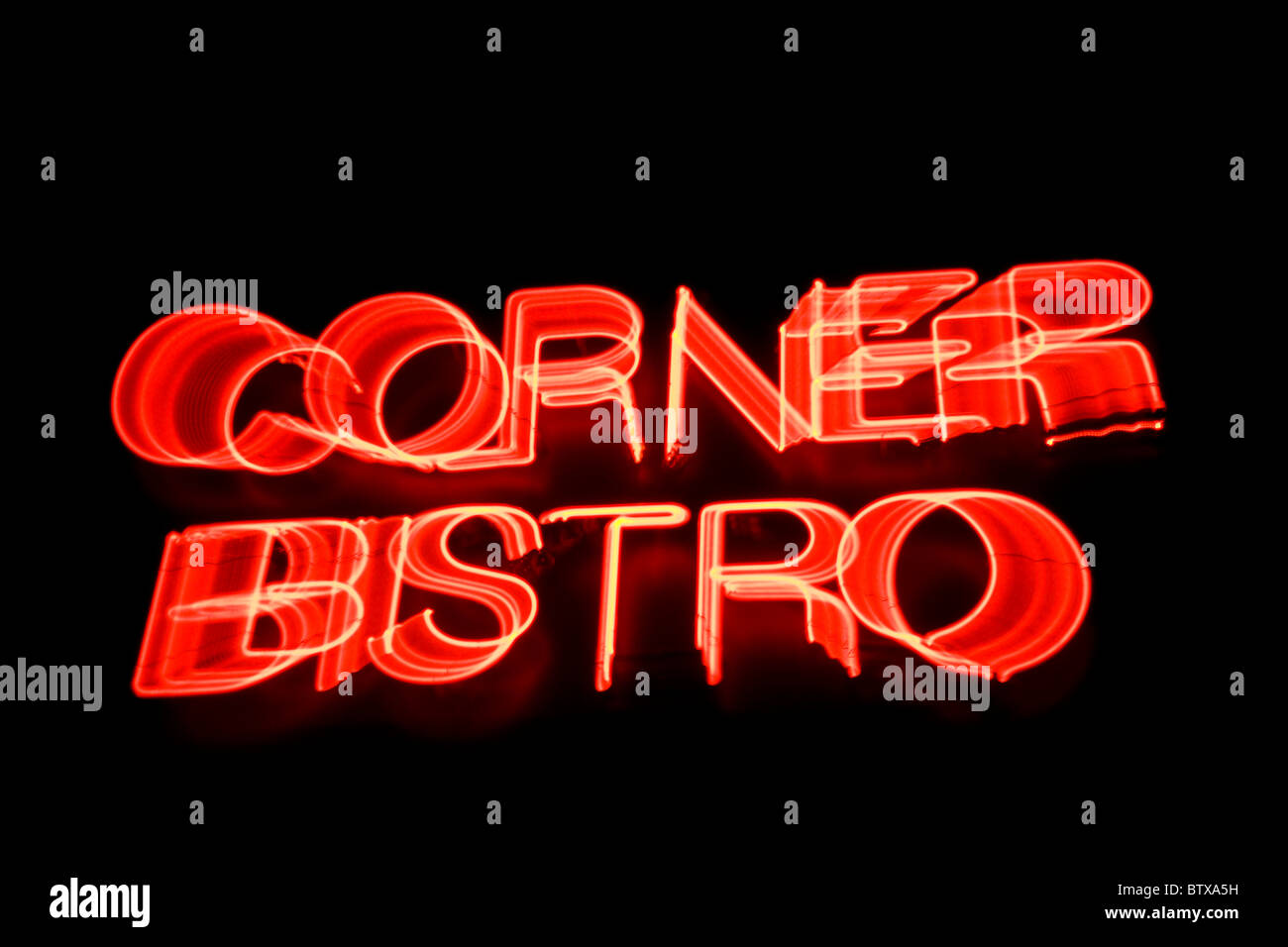 Corner Bistro Neon Sign in Greenwich Village Stock Photo - Alamy