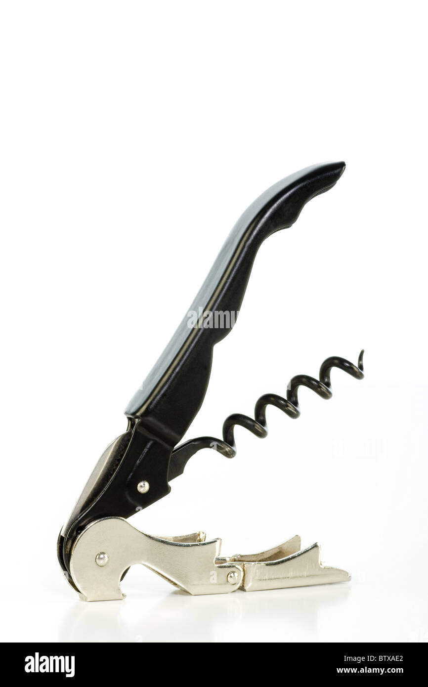 Corkscrew. Isolated over white Stock Photo - Alamy