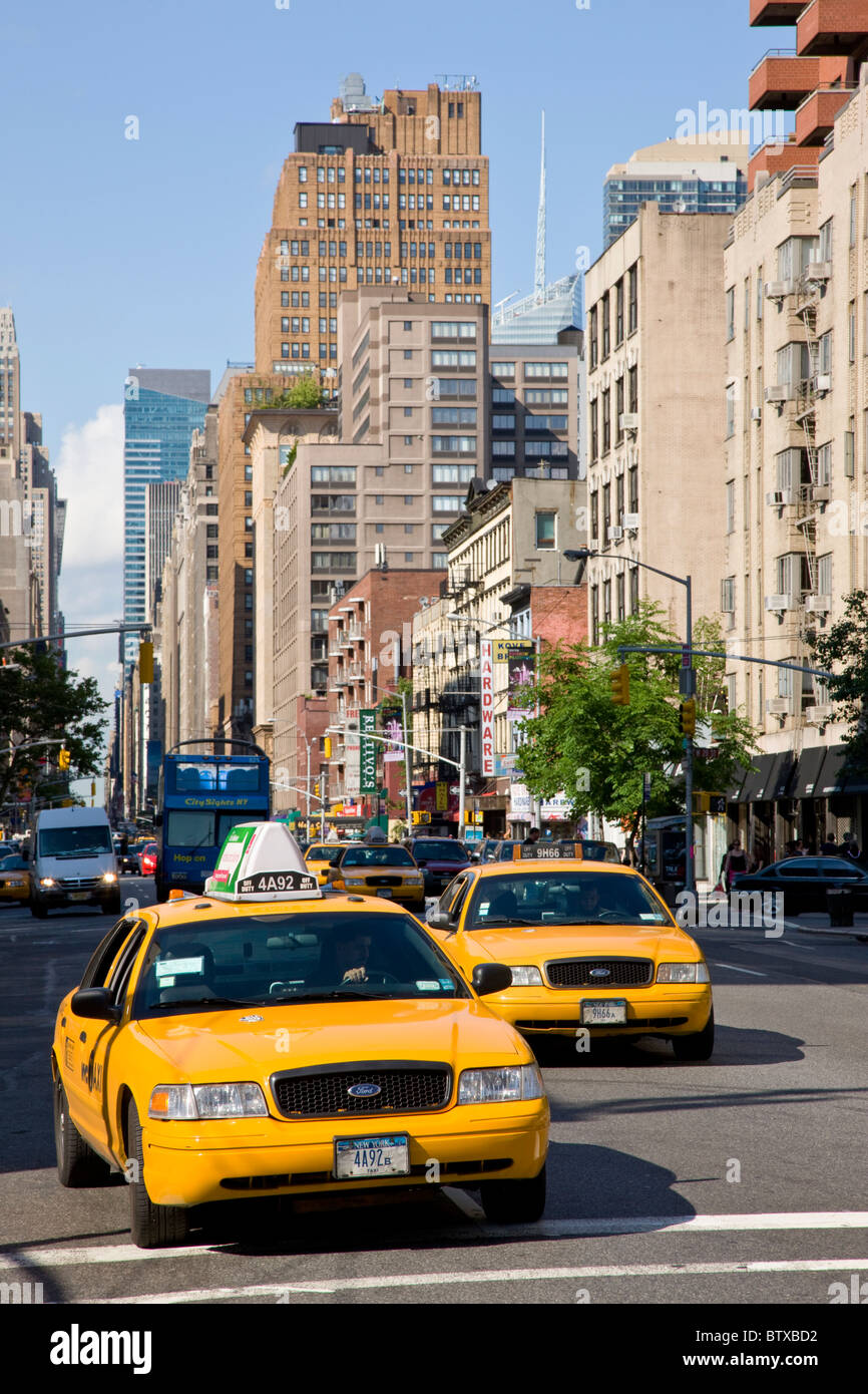 Chelsea district street scene Stock Photo - Alamy