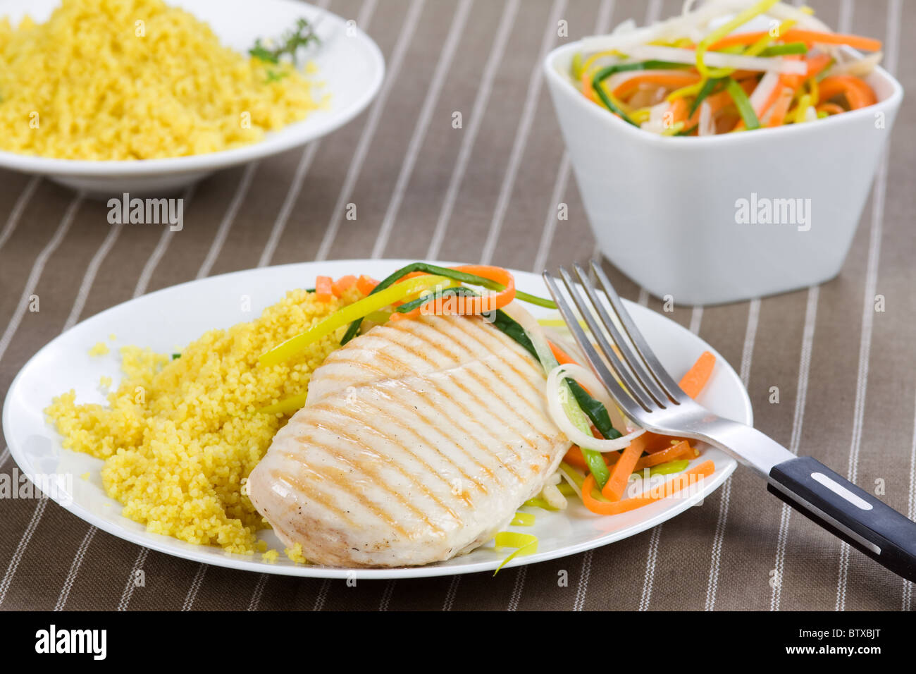 Chicken at food court hi-res stock photography and images - Alamy