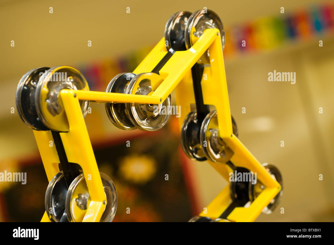 A star shaped tambourine Stock Photo - Alamy