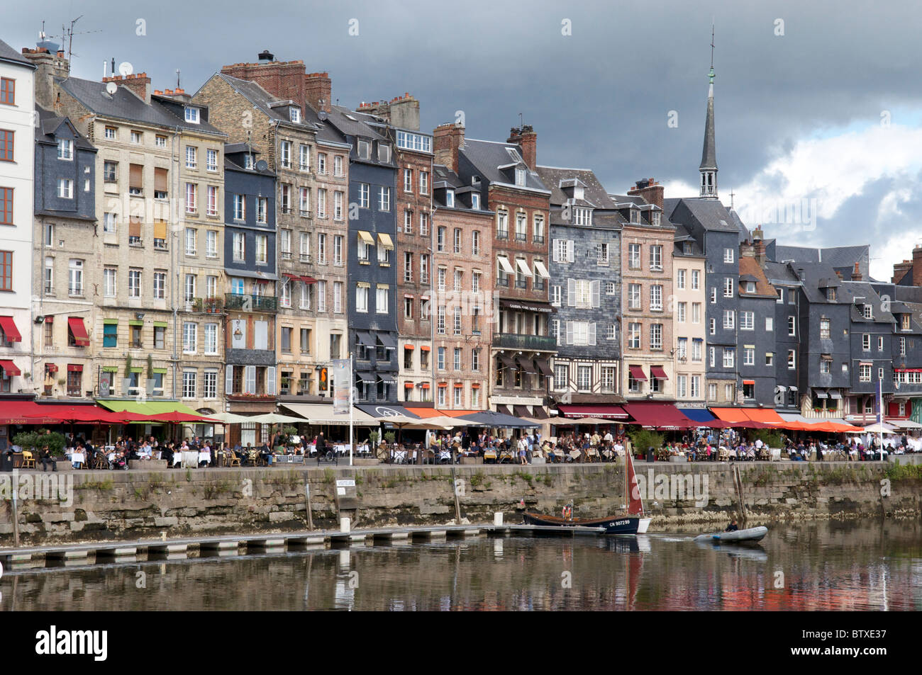 Waterfront buildings honfleur france hi-res stock photography and ...
