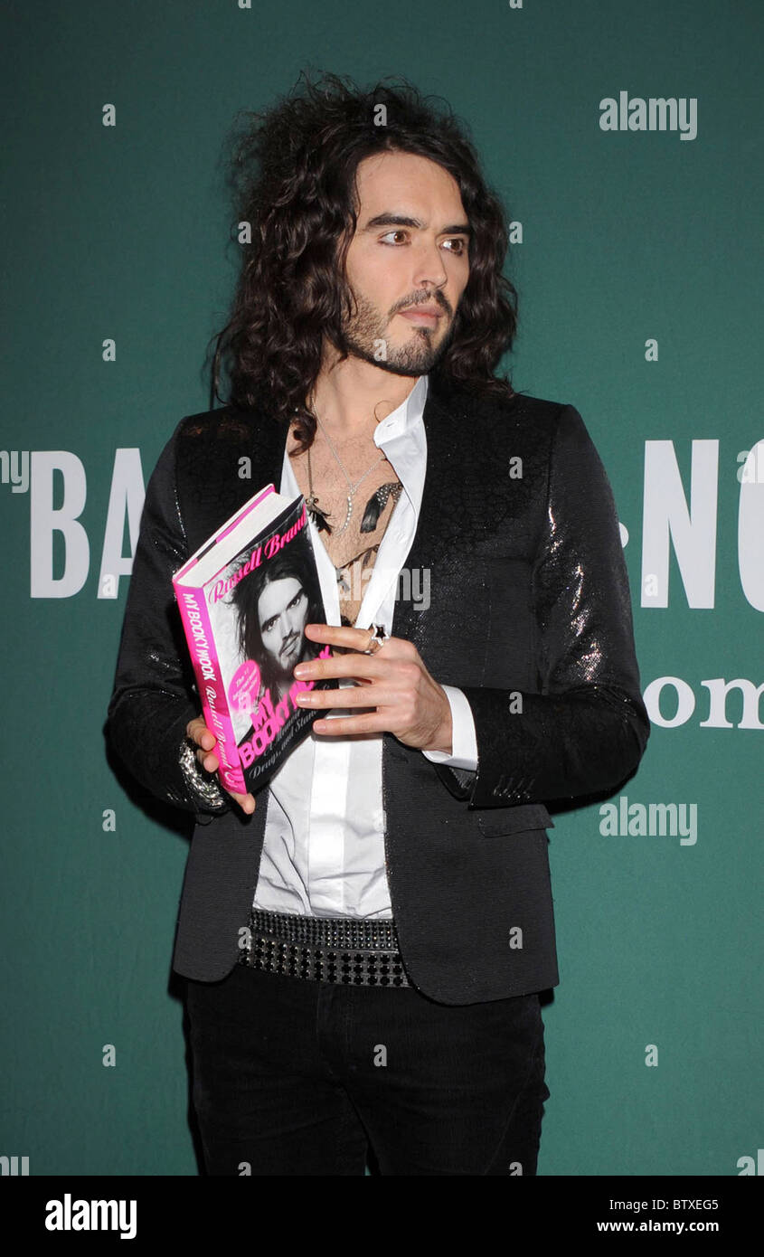 Russell Brand Book Signing Stock Photo - Alamy
