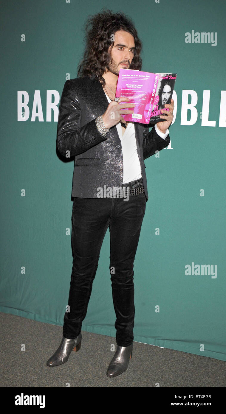 Russell Brand Book Signing Stock Photo - Alamy