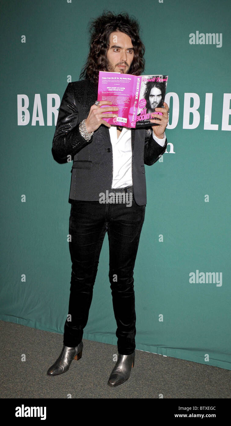 Russell Brand Book Signing Stock Photo - Alamy