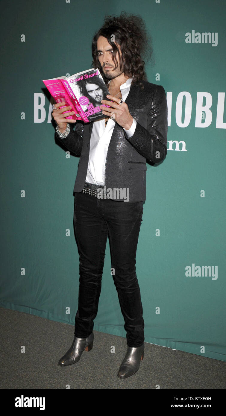 Russell Brand Book Signing Stock Photo - Alamy