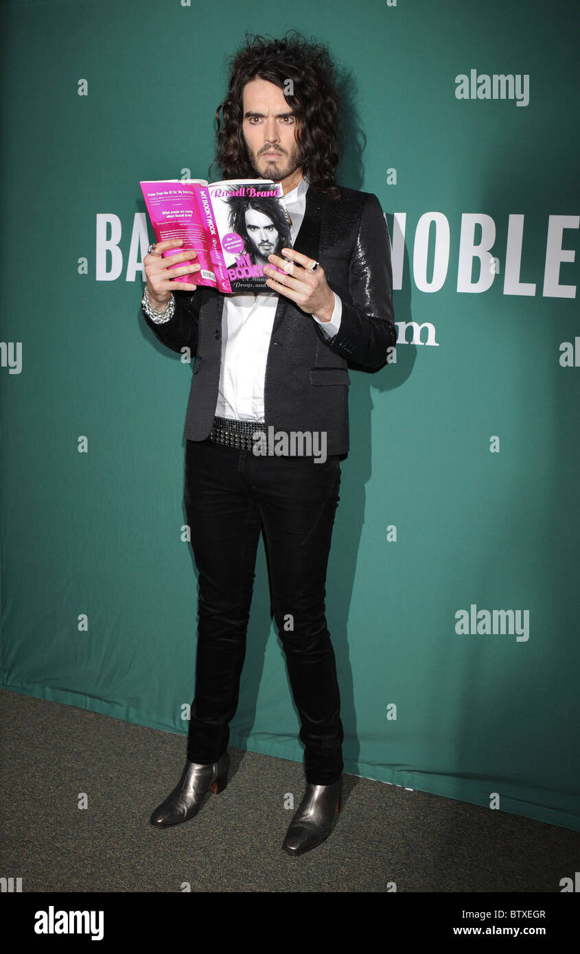 Russell Brand Book Signing Stock Photo - Alamy