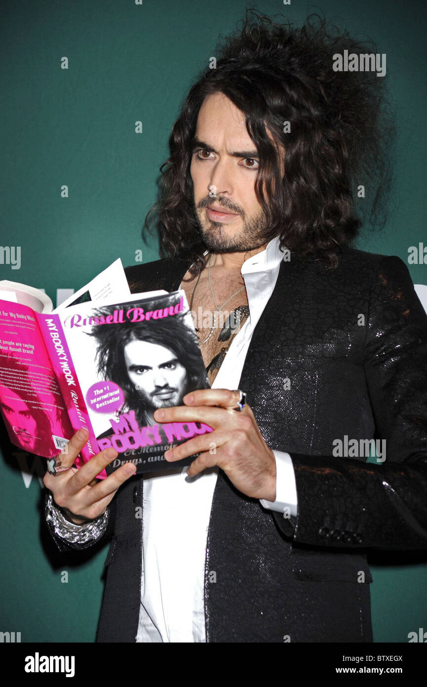 Russell Brand Book Signing Stock Photo - Alamy
