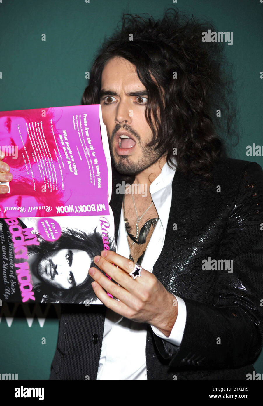 Russell Brand Book Signing Stock Photo - Alamy
