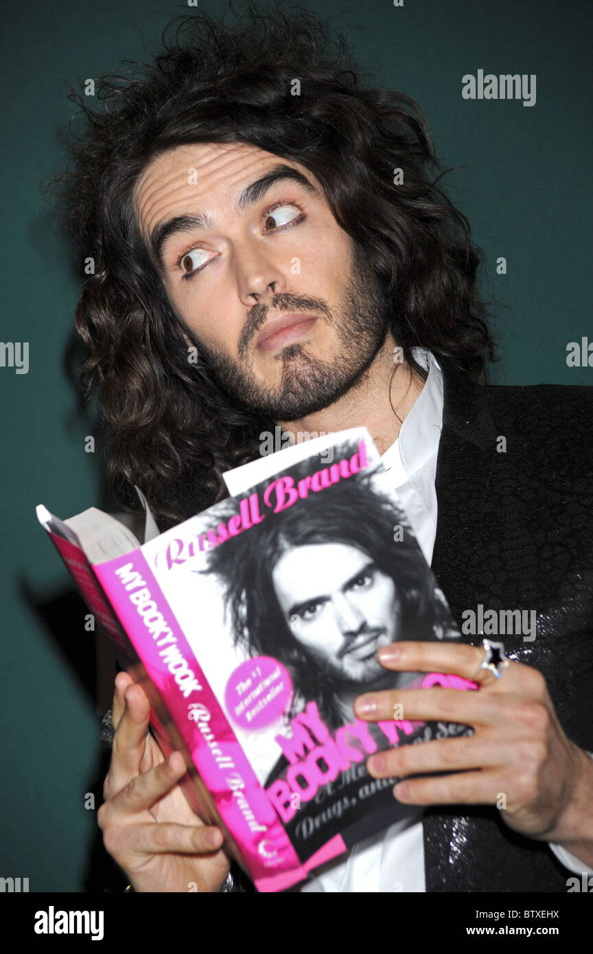 Russell Brand Book Signing Stock Photo - Alamy