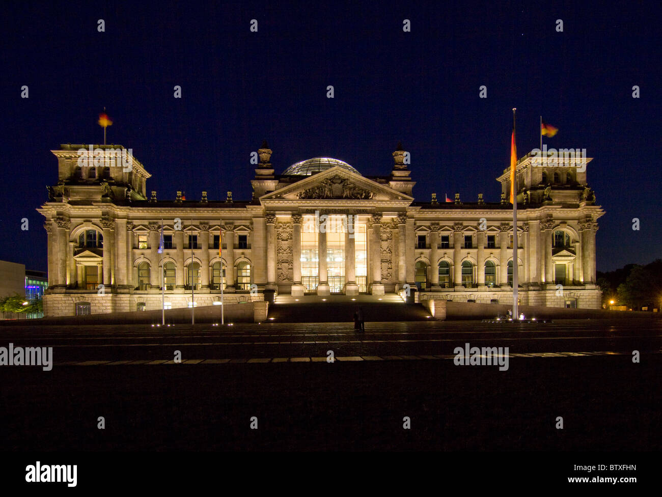 Reichstag at night Stock Photo - Alamy