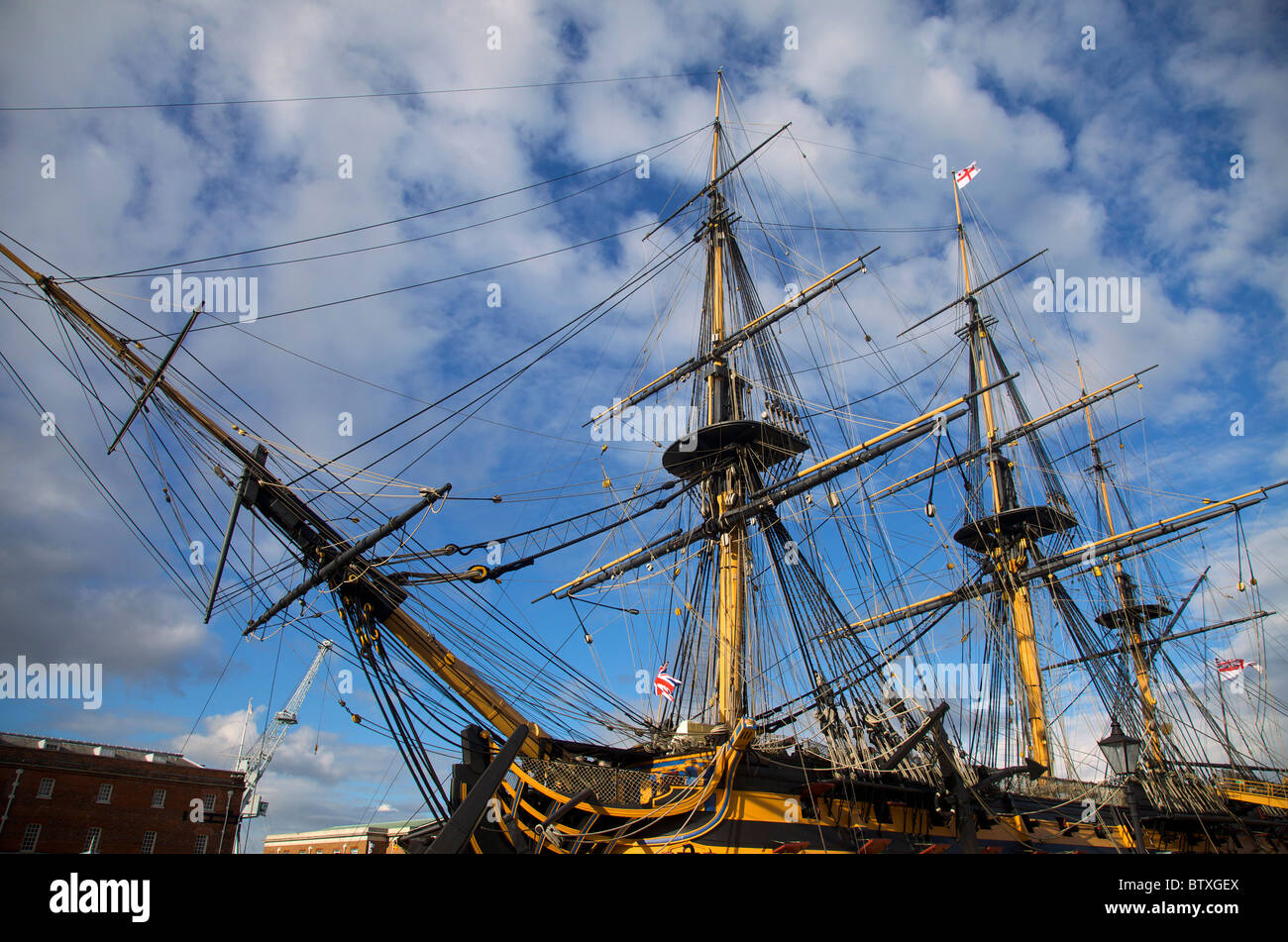 Hms Victory Nelsons Flagship In High Resolution Stock Photography and ...