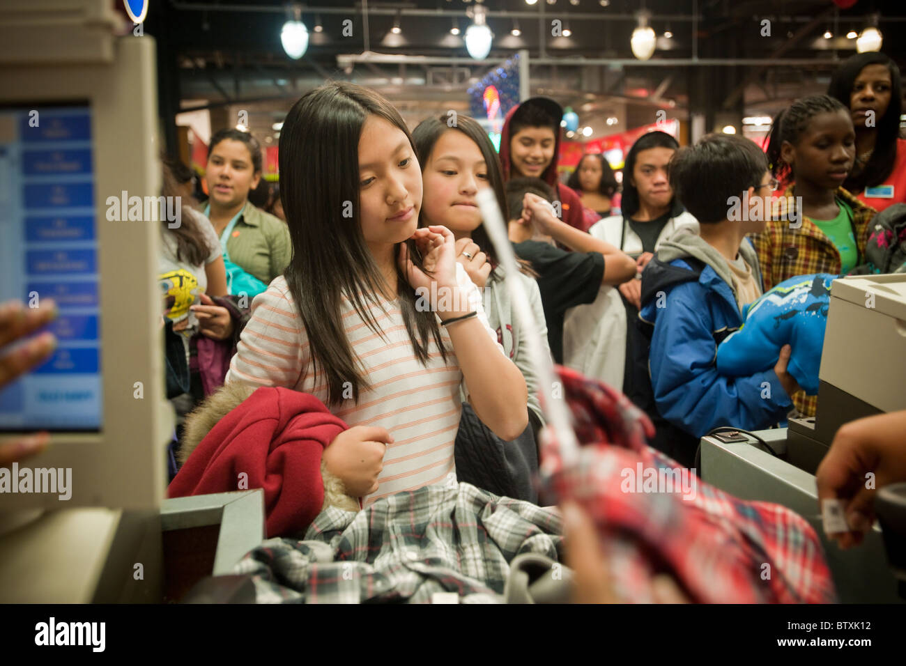 Truant female girl hi-res stock photography and images - Alamy