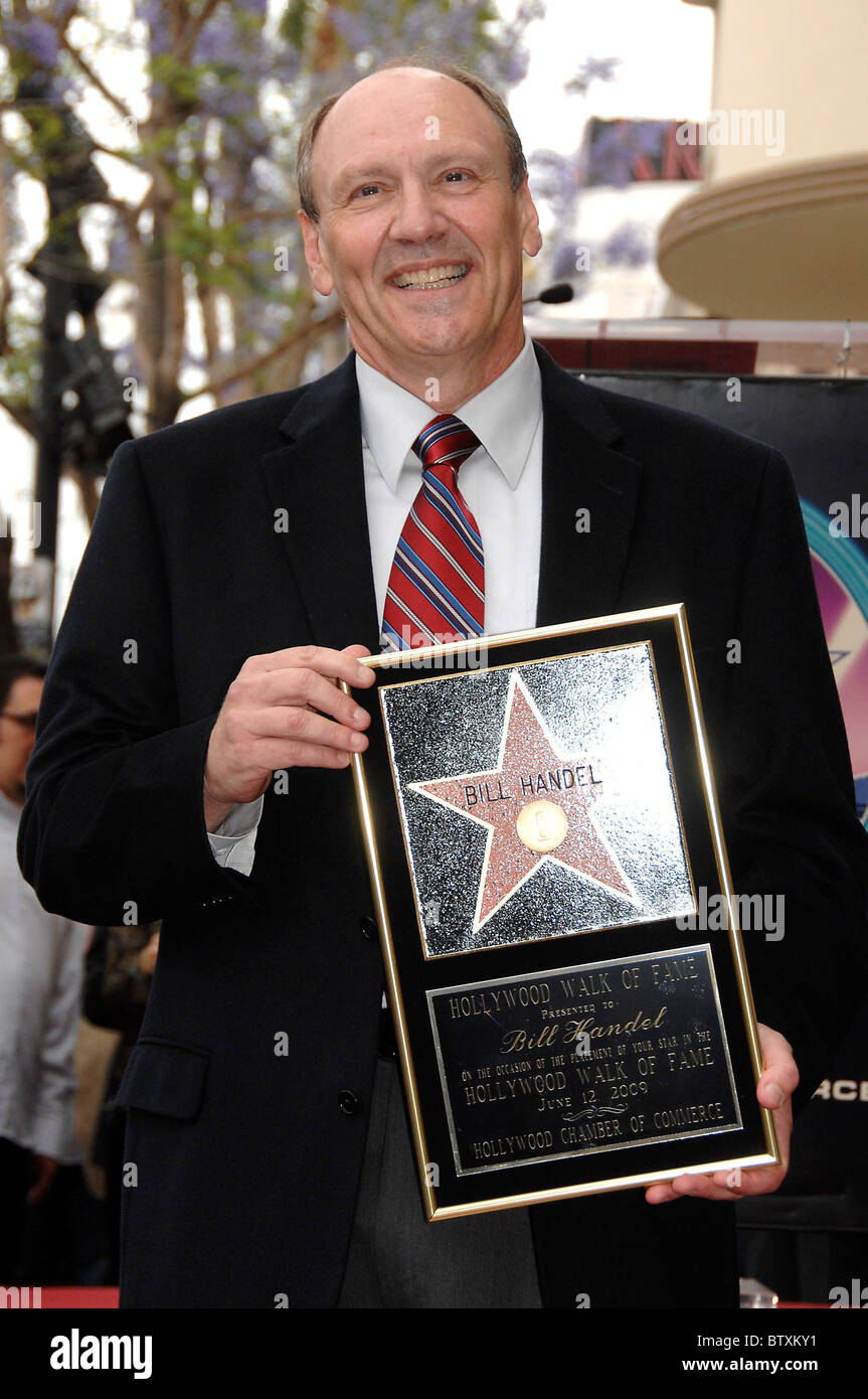 Star on the Hollywood Walk of Fame Ceremony for Bill Handel Stock Photo ...