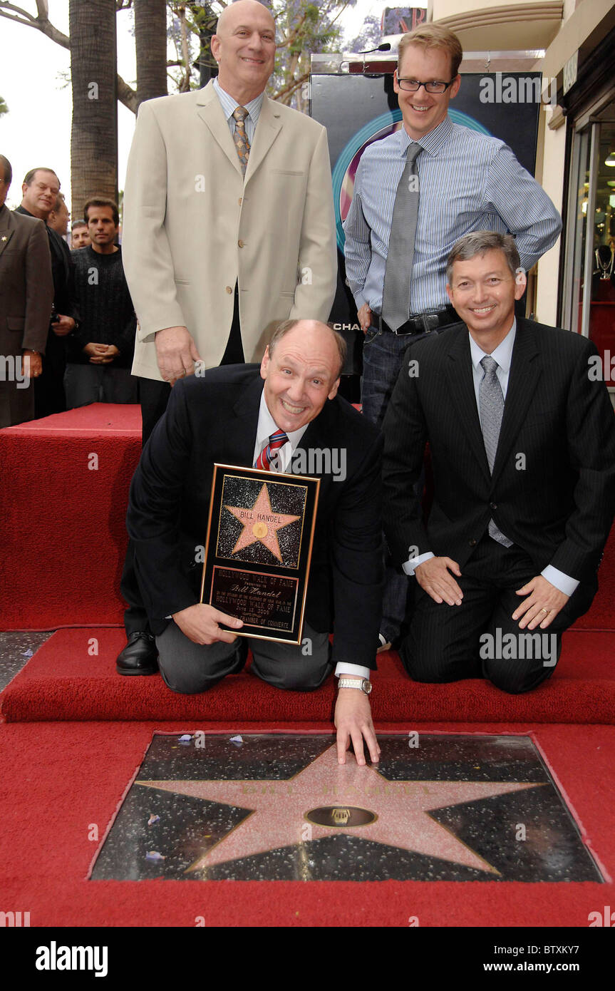 Star on the Hollywood Walk of Fame Ceremony for Bill Handel Stock Photo ...
