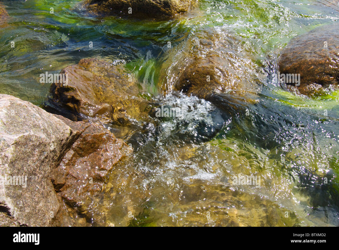 rocks in water Stock Photo - Alamy