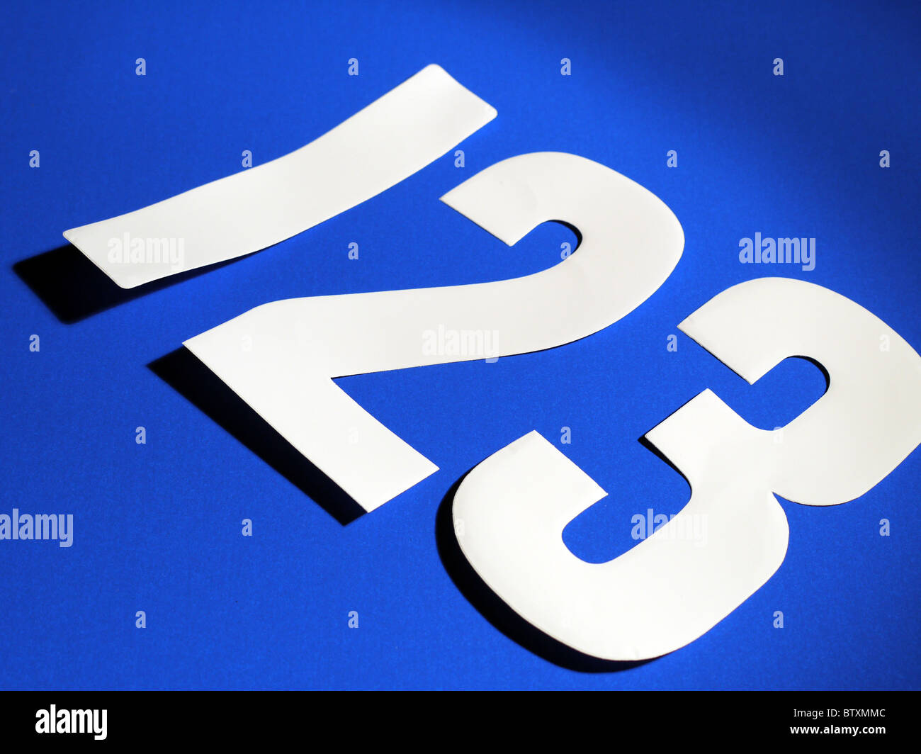 one two three 123 Stock Photo - Alamy