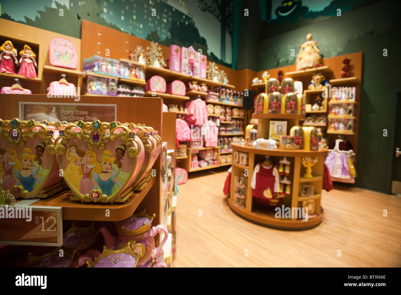 Disney opens its new store in Times Square in New York Stock Photo - Alamy