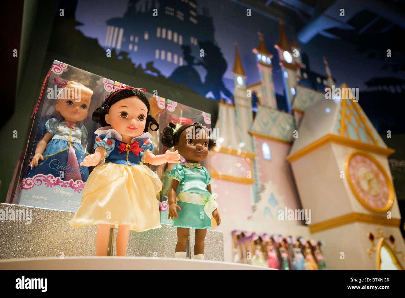 Disney opens its new store in Times Square in New York Stock Photo - Alamy