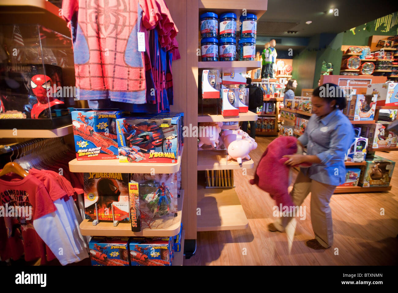 Disney opens its new store in Times Square in New York Stock Photo - Alamy