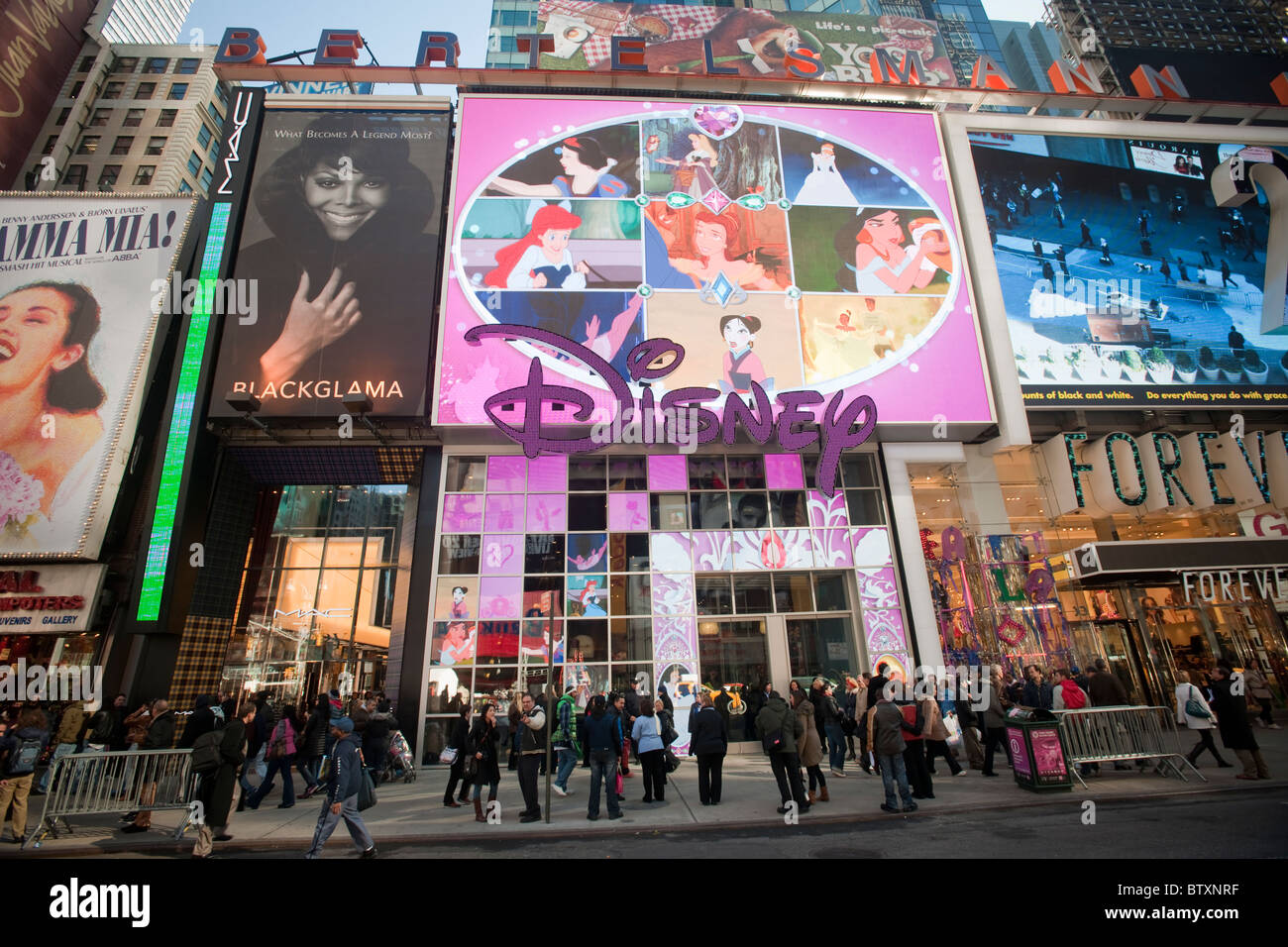 Disney opens its new store in Times Square in New York Stock Photo - Alamy