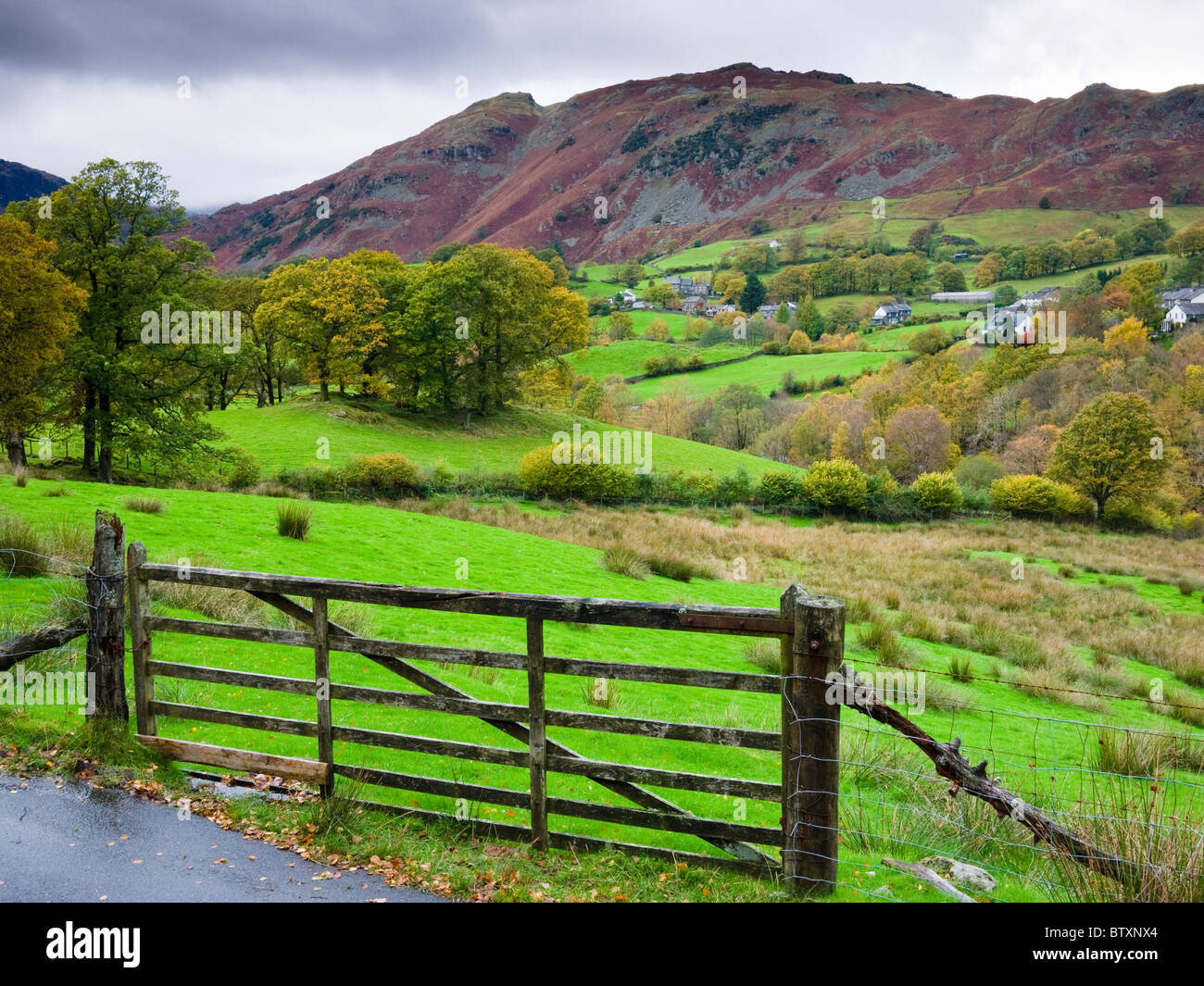 Lingmoor Fell and the Little Langdale Valley in the Lake District ...