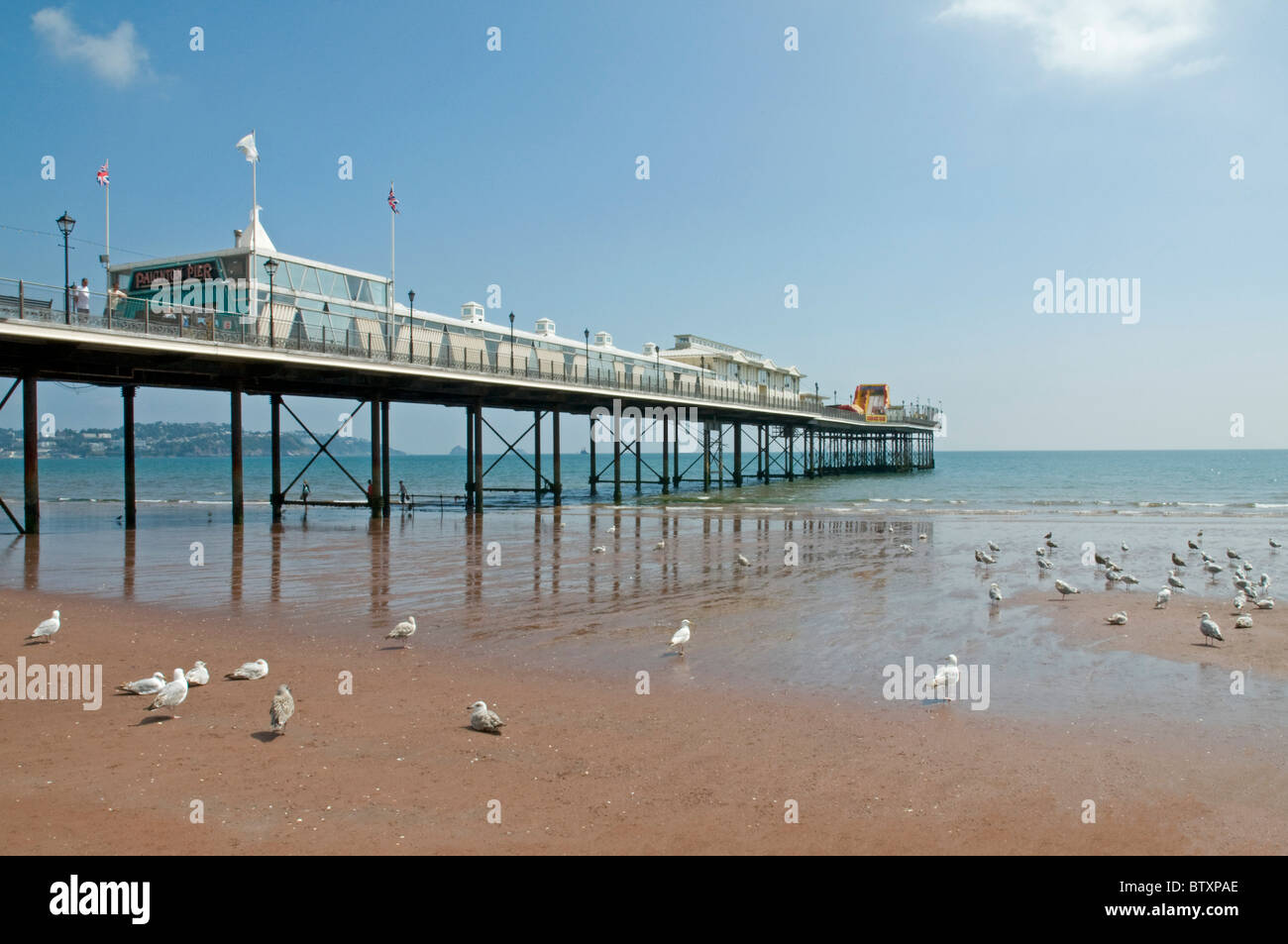 Pier at Paignton, Devon Stock Photo - Alamy