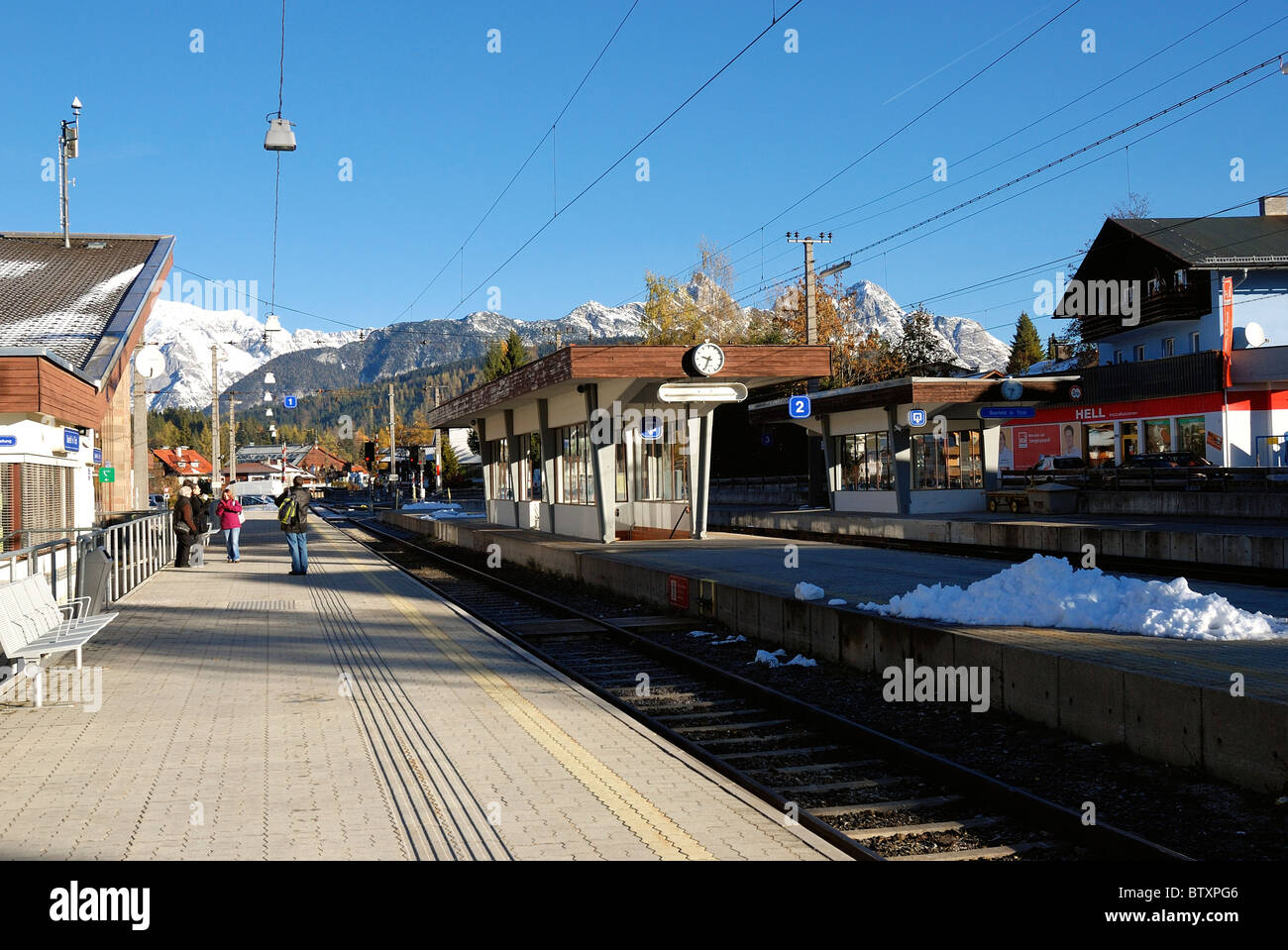 seefeld in tirol railway station austria Stock Photo - Alamy
