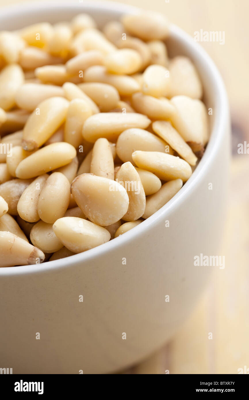 pine nuts in bowl Stock Photo - Alamy