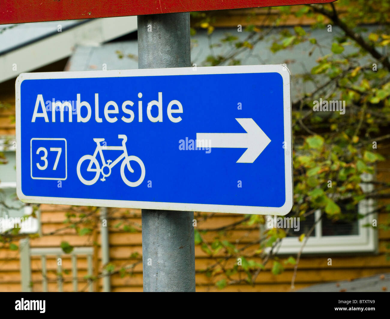 Cycle path uk lake district hi-res stock photography and images - Alamy