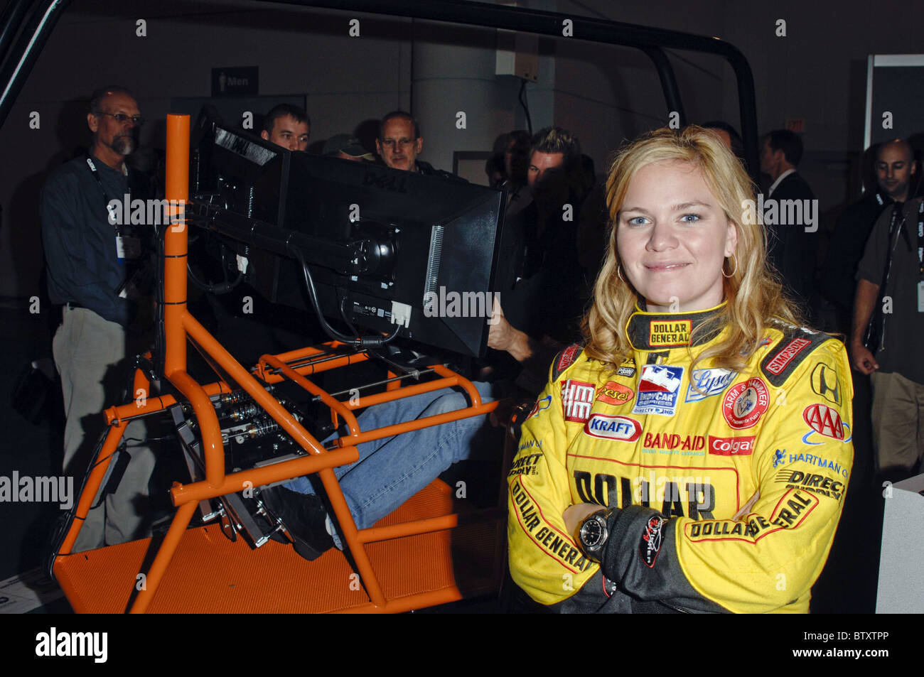 Indy 500 Driver Sarah Fisher Autograph Signing to Promote SimCraft Car ...