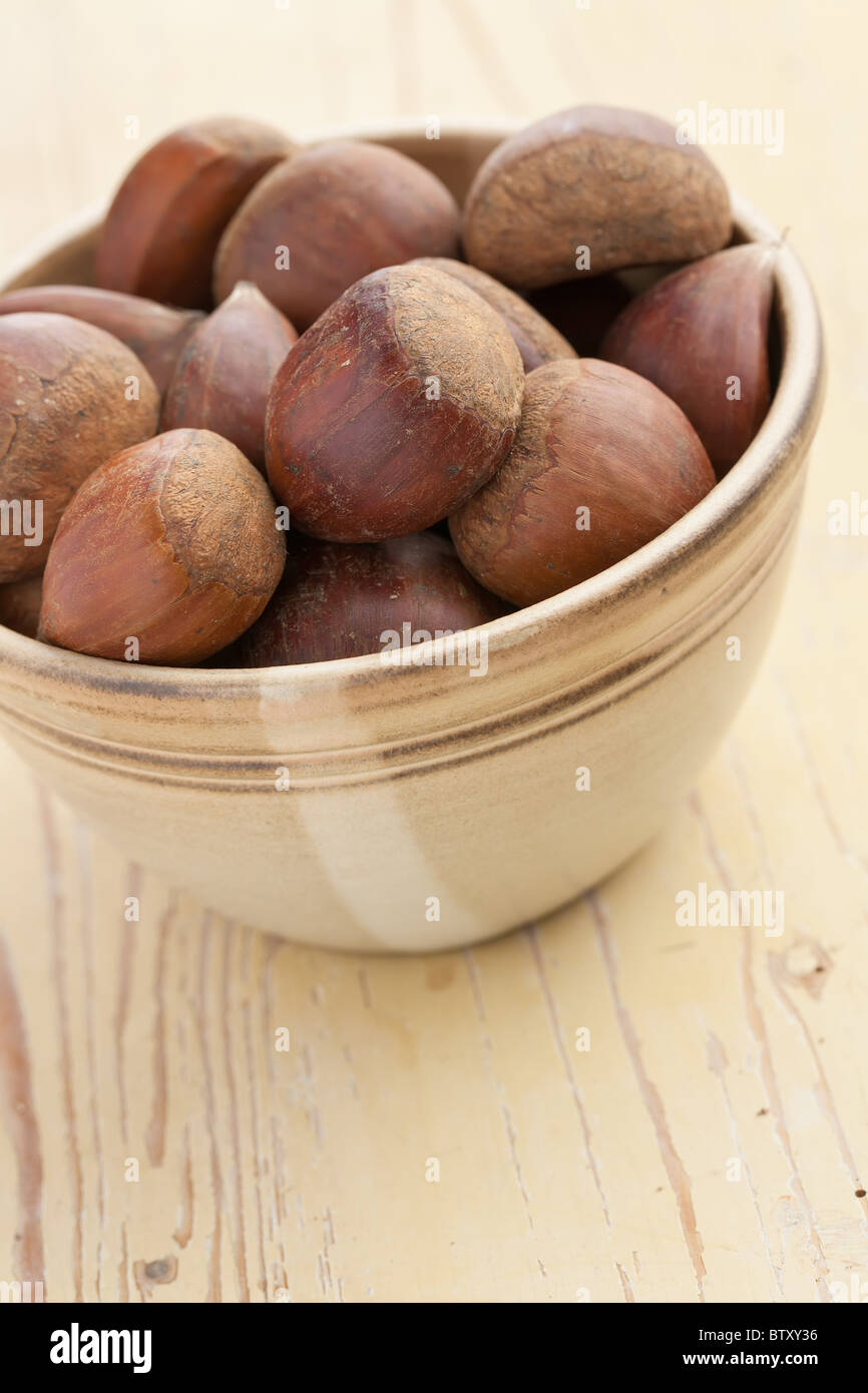Chestnuts in bowl hi-res stock photography and images - Alamy