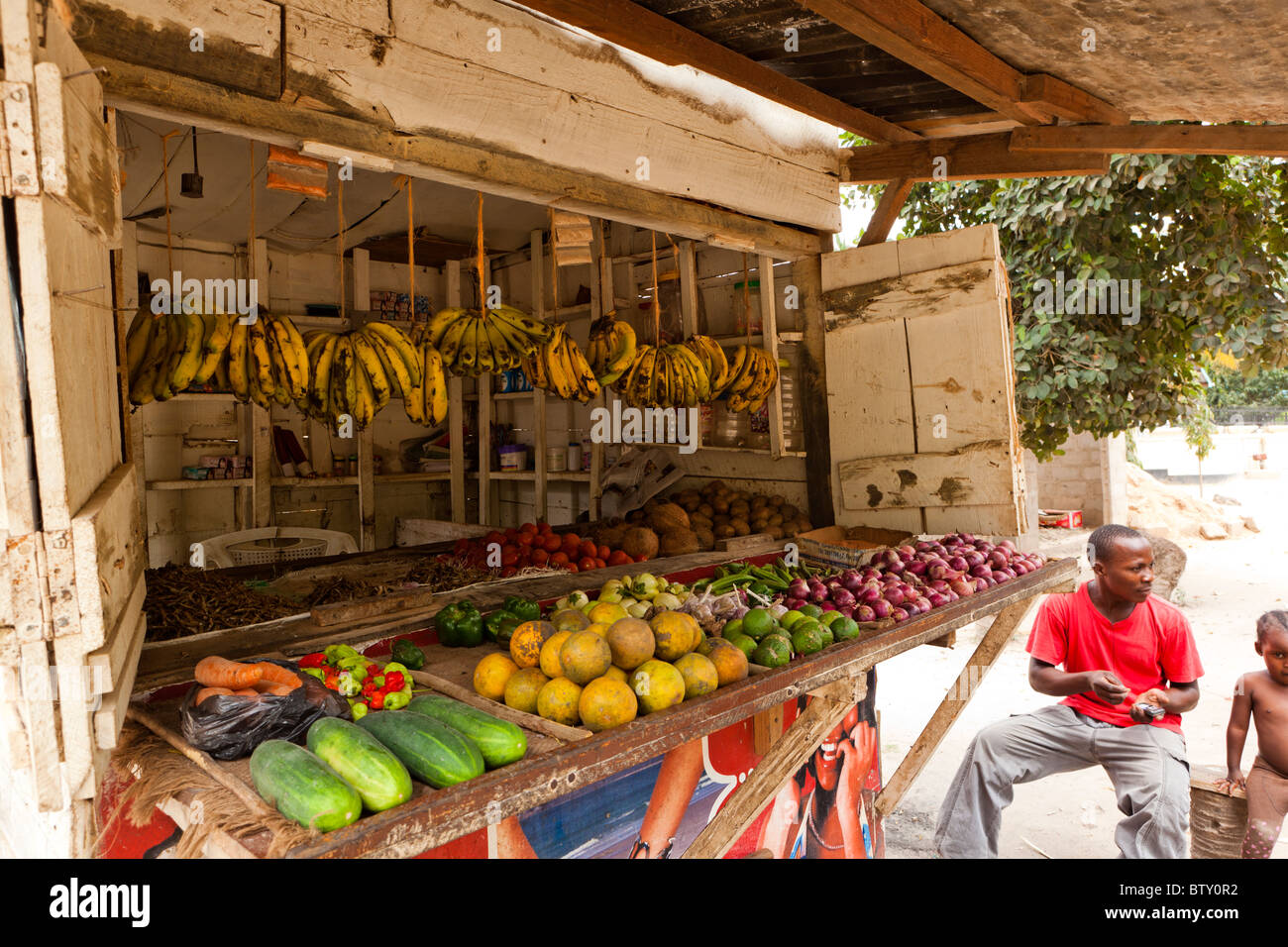 African Market Stall Food Village High Resolution Stock Photography and ...