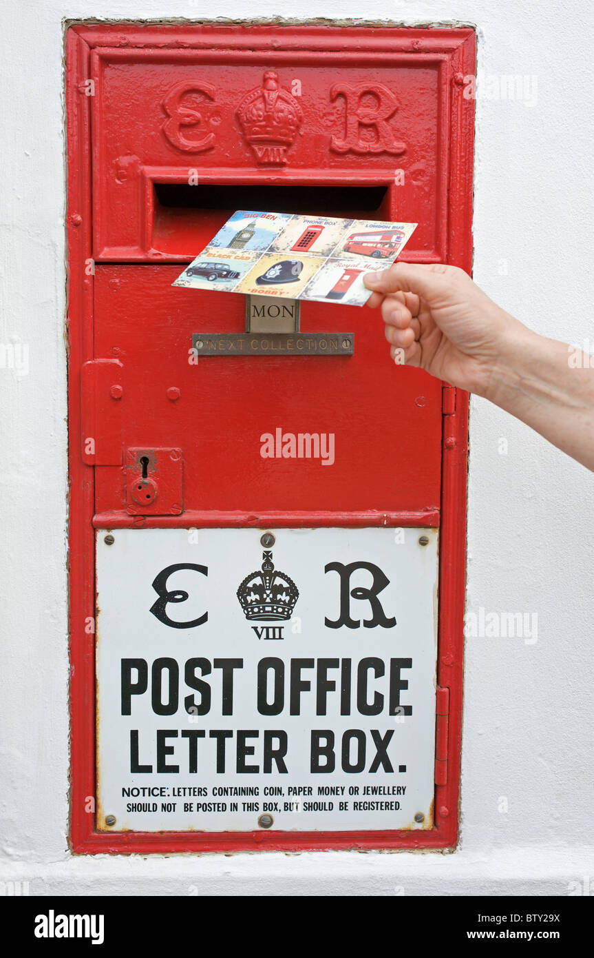 Edward VIII wall post box Stock Photo - Alamy