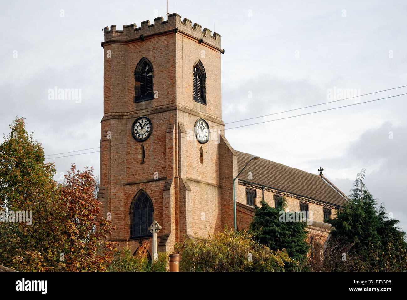 St Mary the Virgin & All Souls, church Bulwell nottingham england uk ...