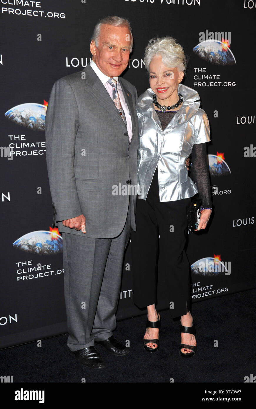 Buzz Aldrin And Lois Driggs Cannon High Resolution Stock Photography ...
