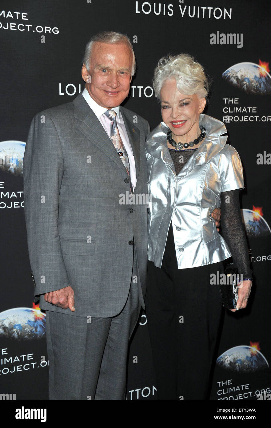 Buzz Aldrin And Lois Driggs Cannon High Resolution Stock Photography ...