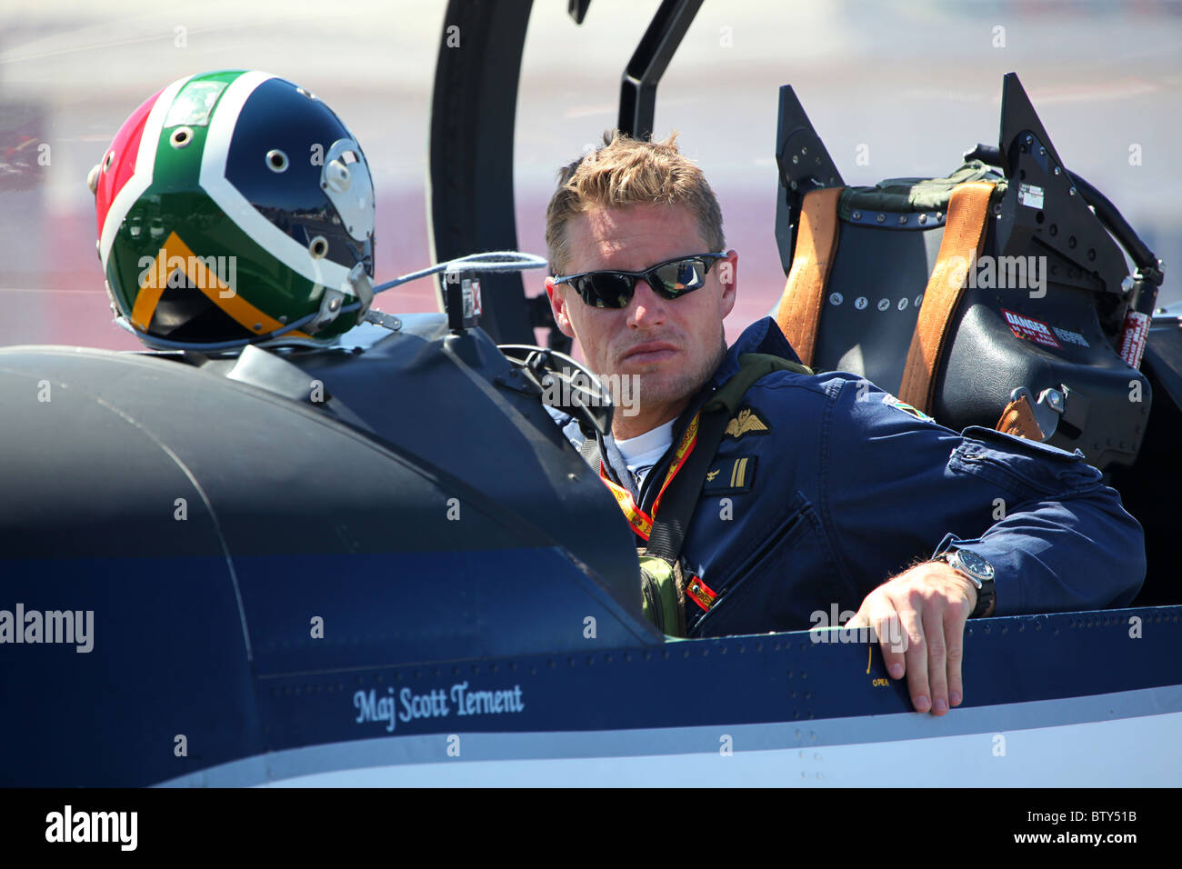Maj Scott Ternent Pilot Stock Photo - Alamy