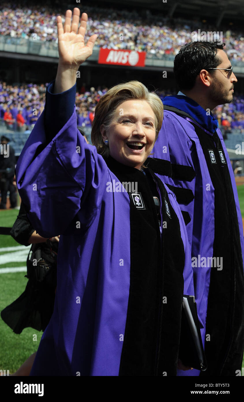 177th commencement exercises for New York University (NYU Stock Photo ...