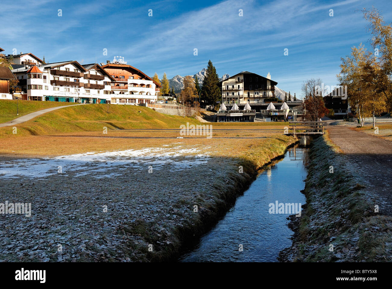 seefeld valley Austria Stock Photo - Alamy